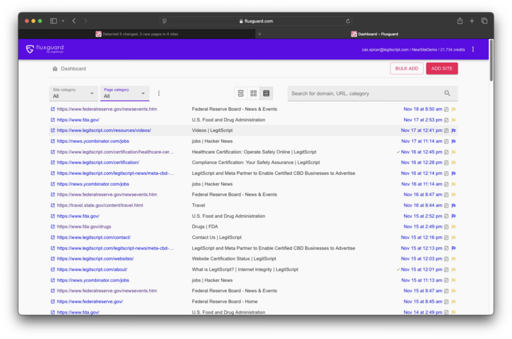 Defacement Monitoring | Fluxguard